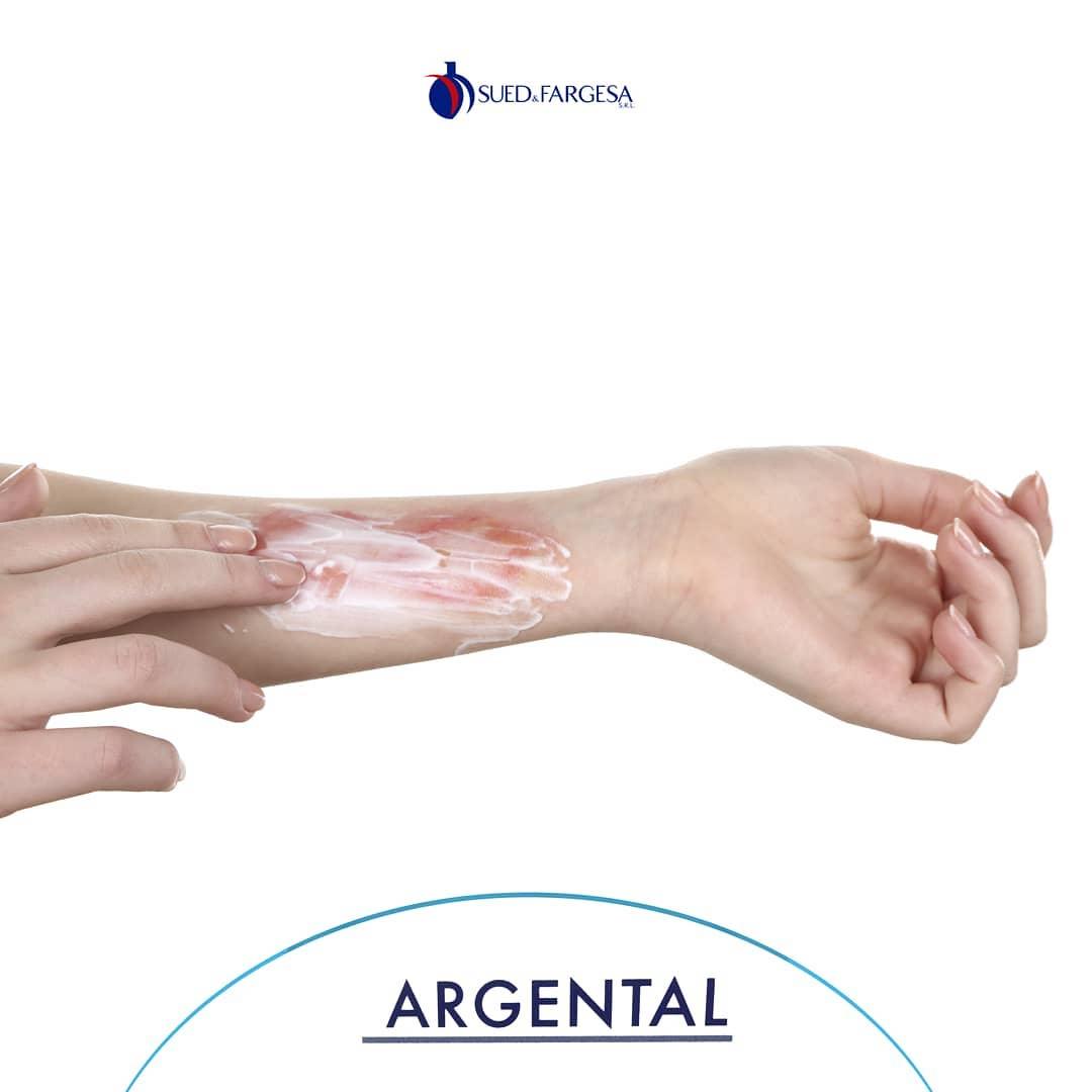 Argental Cream 1% Silver Sulfadiazine - For Wound Care & Burn Relief